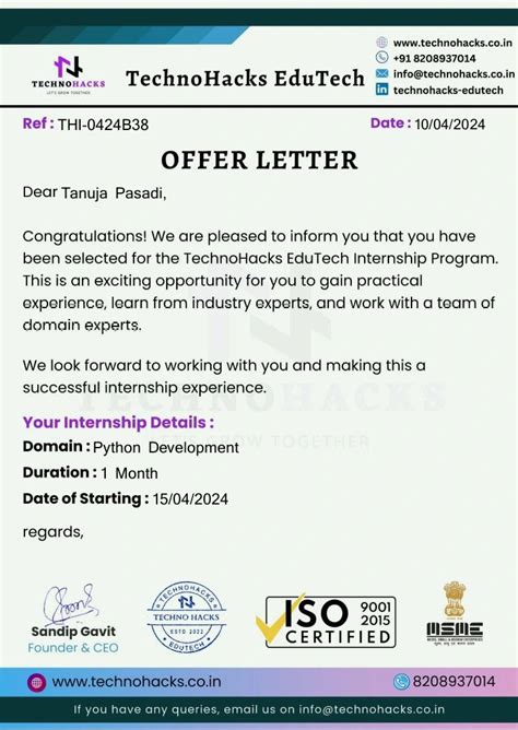 Technohacksedutech Python Mr Tanuja Pasadi