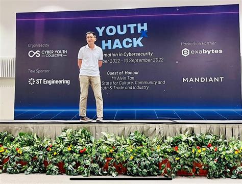 At Cyber Youth Singapore Youthxhack 2022 Dr Woo Lip Lim Our Chief Technology Officer Cyber