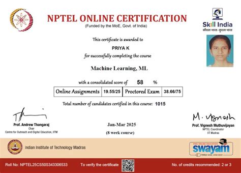 Machinelearning Nptel Lifelonglearning Priya K