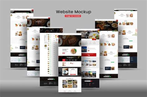 Premium PSD Website Mockup Template Design