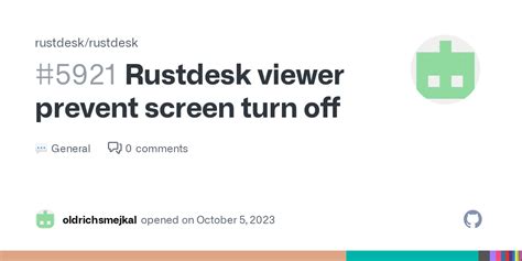 Rustdesk Viewer Prevent Screen Turn Off Rustdesk Rustdesk