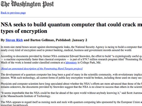 Quantum Computers For Electronic Decryption Global News Analysis