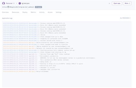 Telegram Bot Webhook Heroku Planeta Chatbot