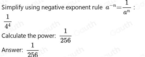 Solved Rewrite The Following Without An Exponent 4 4 Math