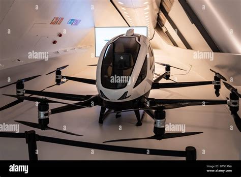 Ehang Eh216 S Autonomous Aerial Vehicle Worlds First Electric Passenger Grade Autonomous
