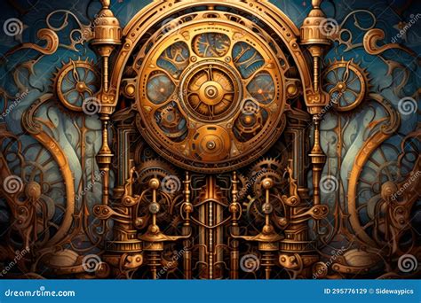 Steampunk Inspired Clockwork Automatons With Intricate Gears And