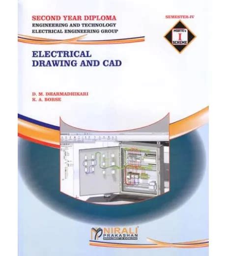 Nirali Electrical Drawing And Cad Msbte Second Year Diploma Sem 4
