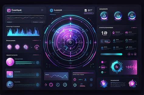 Futuristic Technology Interface Design Premium Ai Generated Image