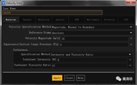 Fluent内置单向流固耦合模拟