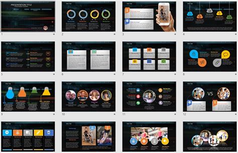 Abstract Hi Tech PowerPoint