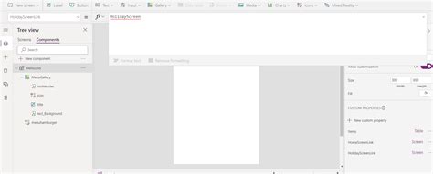 Canvas Apps Components Custom Properties Screen Datatype R