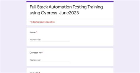 Sqa Trainings On Linkedin Full Stack Automation Testing Training Using Cypressjune2023