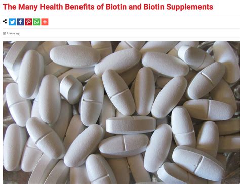 The Many Health Benefits Of Biotin And Biotin Supplements Ironmag