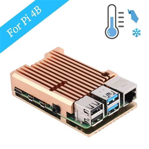 Raspberry Pi 3 Aluminum Alloy Metal Case Armor Dual Fan