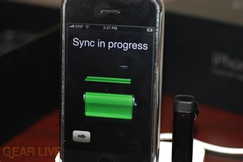 Iphone Bluetooth Headset Charge Status Iphone Bluetooth Headset Unboxing Full Size Image