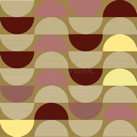Semicircle Seamless Pattern Stock Vector Illustration Of Simple Pattern 308336996