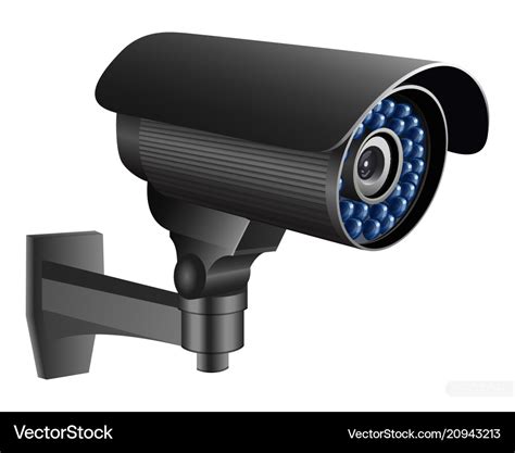 Cctv Camera Security Surveillance System Vector Image