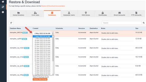 How To Restore A Database • Cpanel Tutorial Fastcomet