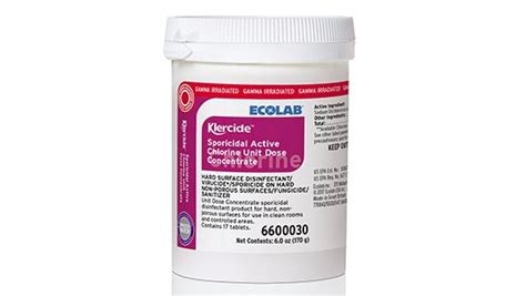 Klercide™ Sporicidal Active Chlorine Unit Dose Concentrate Ecolab