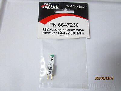 Hitec 72mhz Am Fm Single Conversion Receiver Crystal Ch36 72 510mhz