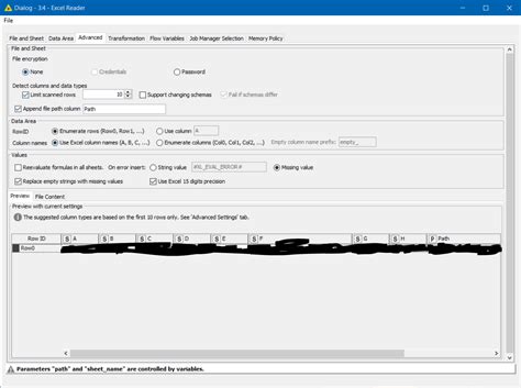 Unable To Uncheck Fail If Schemas Differ Knime Analytics Platform Knime Community Forum
