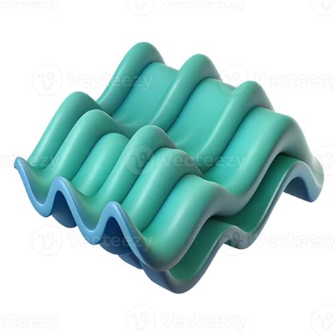 Bold Pristine Scalable Wave Pattern Crisp Edges Minimal Flat Color With Scalable Design High