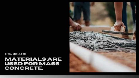 What Is Mass Concrete Properties Of Mass Concrete Advantage Of Mass