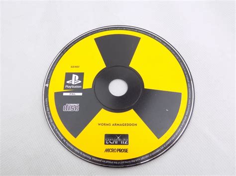 Mint Disc Playstation 1 Ps1 Worms Armageddon Disc Only Free Postage