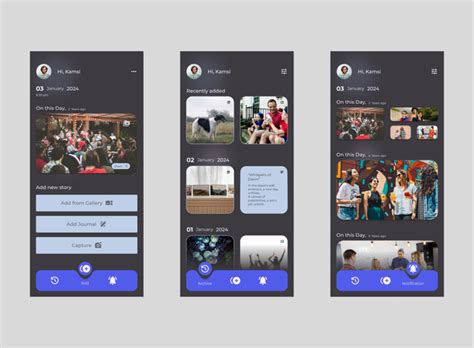 Time Capsule App Ui Figma