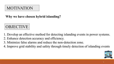 islanding detection using dwt and ann pptx computer networking