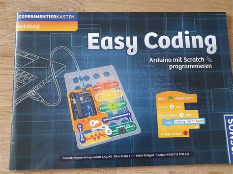 Kosmos Experimentierkasten Easy Coding Arduino Mit Scratch Kaufen Auf