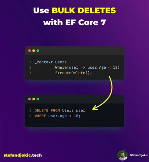 New Feature For Ef Core 7 Executedelete Stefan Đokić Posted On The Topic Linkedin