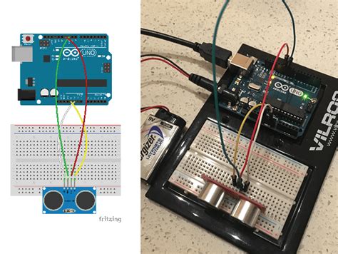 Detecting A Full Garbage Bin Using An Ultrasonic Distance Sensor