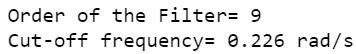 Python中的数字低通巴特沃斯滤波器 码农参考