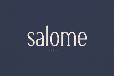 Salome Font · 1001 Fonts