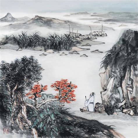 程振國最新山水作品 每日頭條