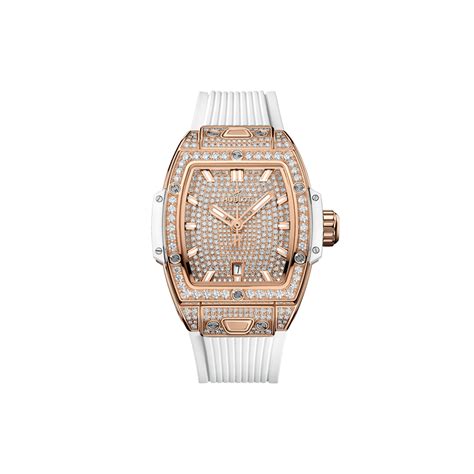 682oe9000rw1604 スピリット オブ ビッグ・バン キングゴールド ホワイト フルパヴェ 32mm｜ウブロ アイアイイスズ