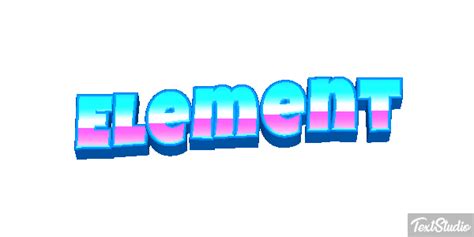 Element Word Animated  Logo Designs