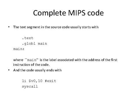 Mips Mul Div And Mips Floating Point Instructions