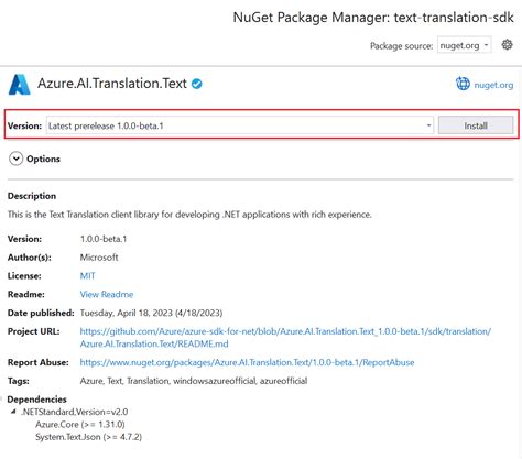 Quickstart Azure AI Translator Client Libraries Azure AI Services