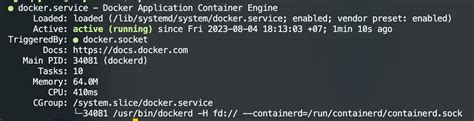 docker server current status stopped can not start docker server