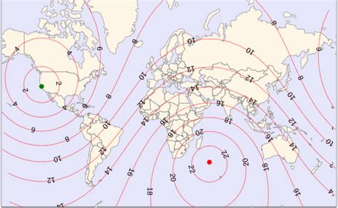 The Global Flight Time Map