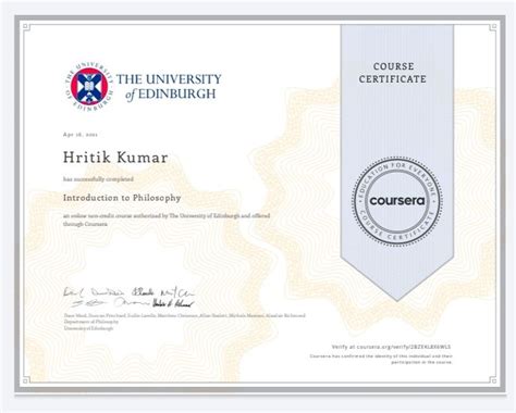 Hritik Kumar 🏁 On Linkedin Introductiontophilosophy Theuniversityofedinburgh Learning