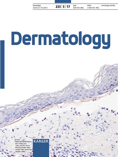 Volume 233 Issue 5 Dermatology Karger Publishers