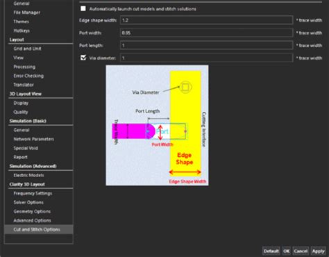 Cut And Stitch Flow In Clarity 3d Layout Clarity 3d Solver System Analysis Cadence Community