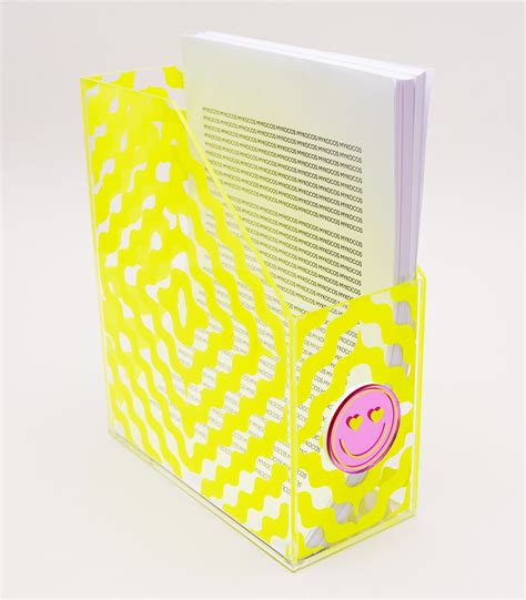 Plexiglass Paper Organizer Box