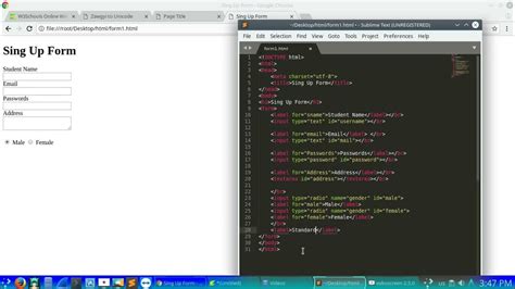 01 Html Lesson 11 Youtube