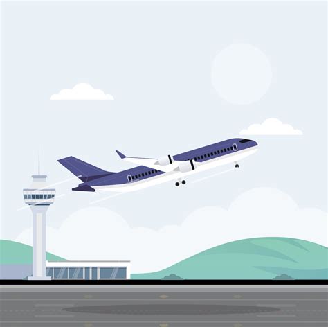 비행기 이륙 일러스트 Ai 다운로드 어반브러시