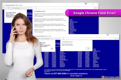 Remove Google Chrome Fatal Error Virus Virus Removal Guide Support Scam