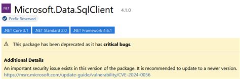 Uipathdatabaseactivities Contains Dependency With Critical Bugs